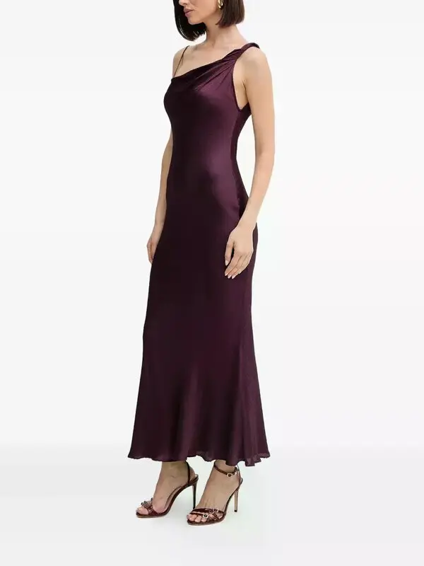 TWINSET Twisted One-shoulder Maxi Dress