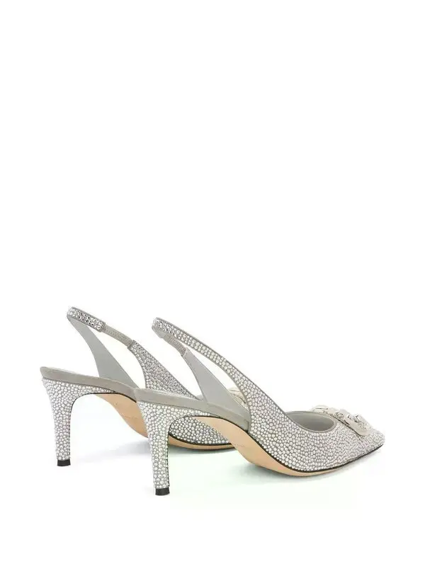 GIUSEPPE ZANOTTI Cyprienne Crystal Slingback Pumps
