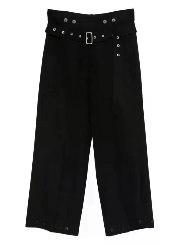 Seafarer Belted Wide-leg Trousers