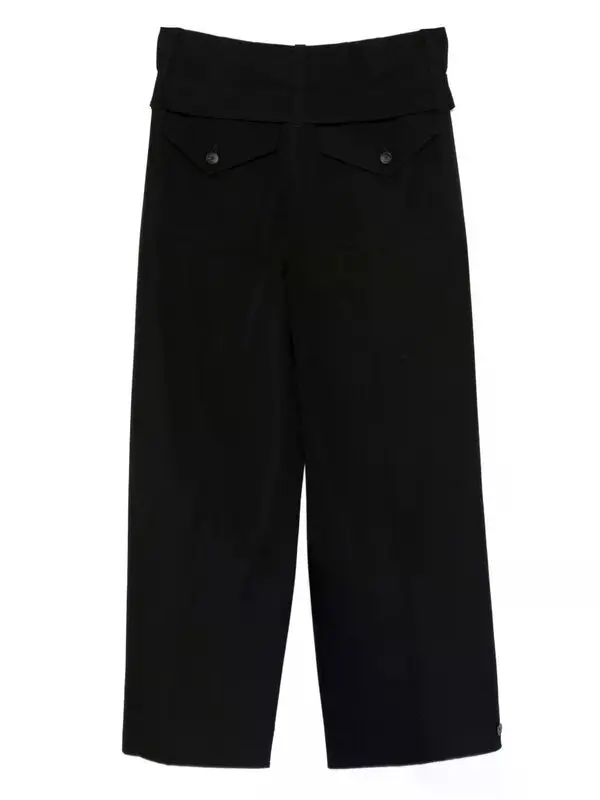Seafarer Belted Wide-leg Trousers