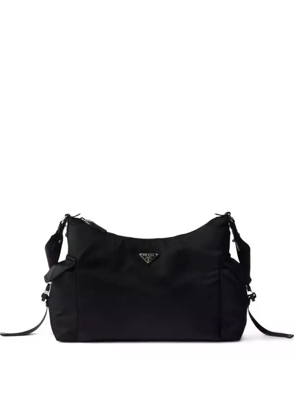 Prada Side-pockets Messenger Bag - Black