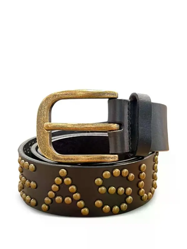 PLEASURES Studded Leather Belt