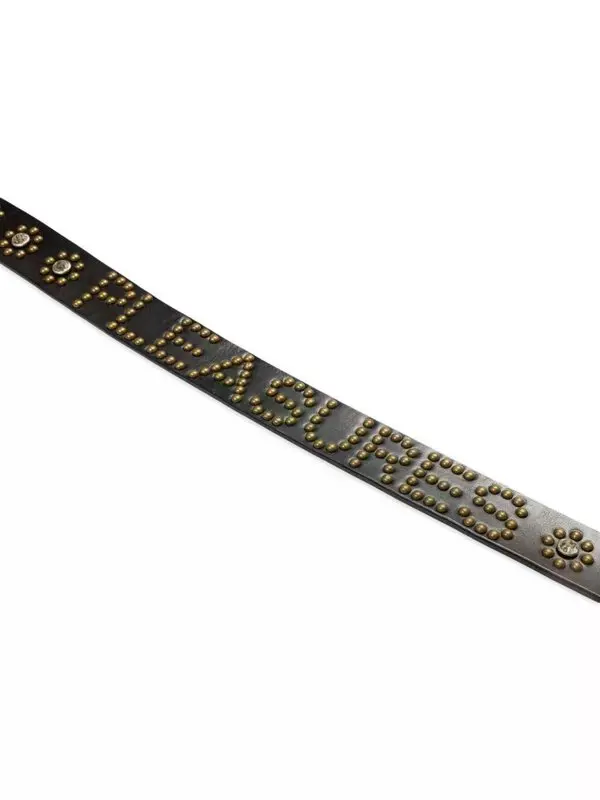 PLEASURES Studded Leather Belt