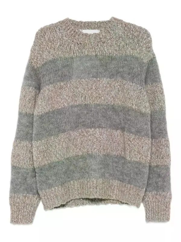 AMARANTO Striped Sweater