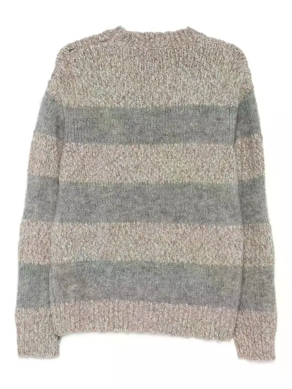 AMARANTO Striped Sweater