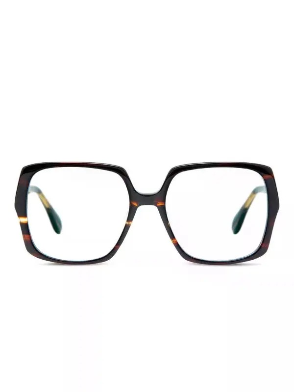 GIGI STUDIOS Ria Square-frame Eyeglasses - Brown