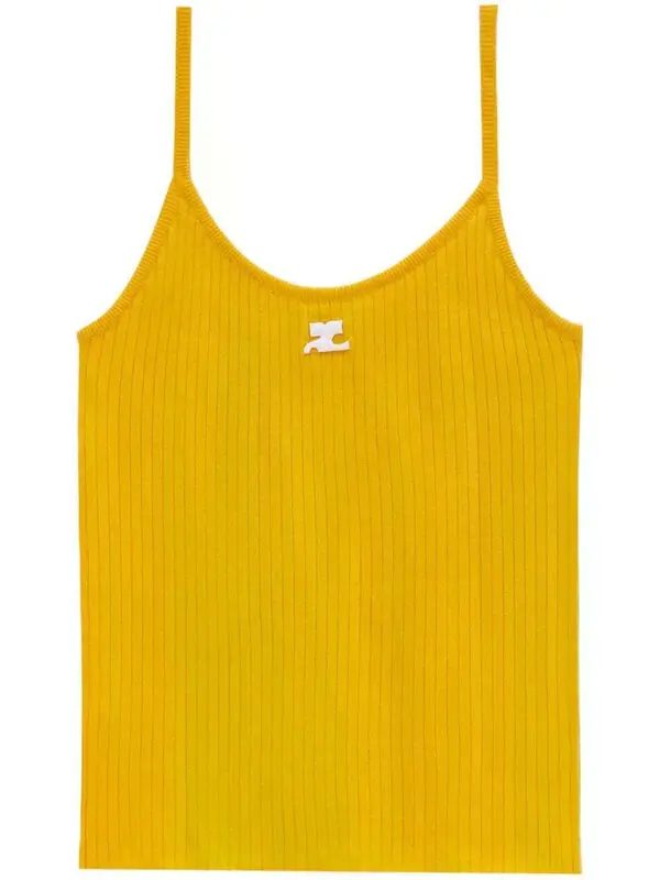 COURREGES Decollete Tank Top