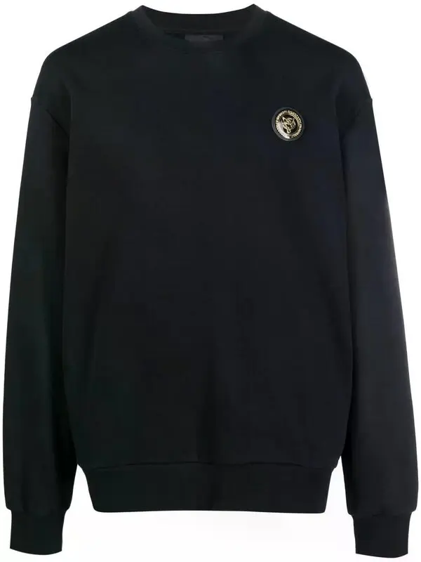 PLEIN SPORT Logo-patch Sweatshirt - Black