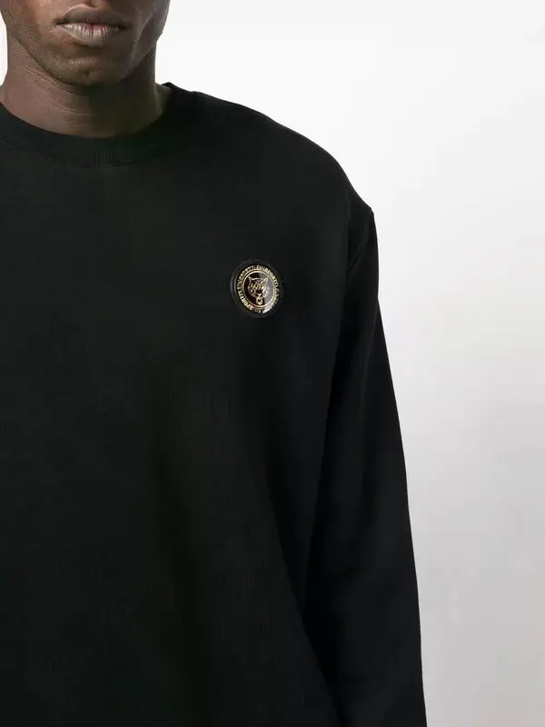 PLEIN SPORT Logo-patch Sweatshirt - Black