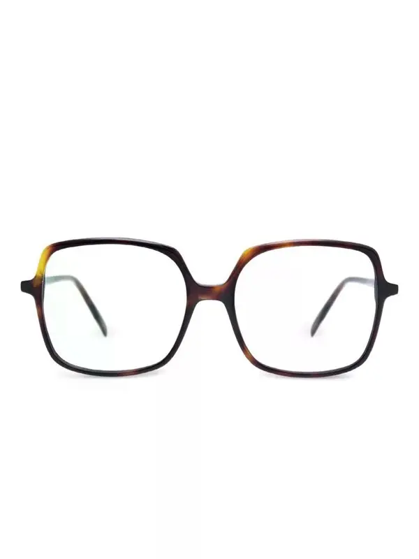 GIGI STUDIOS Square Frame Glasses - Brown