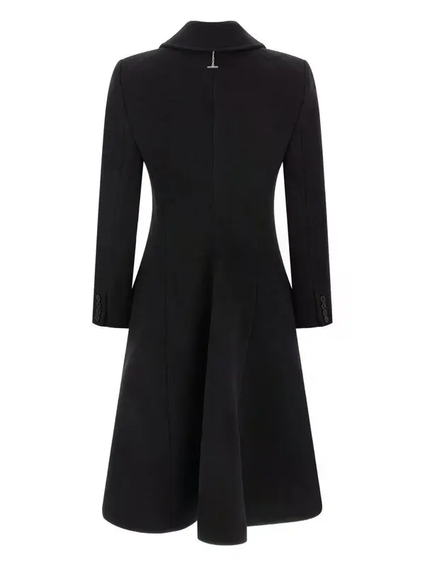 Alexander Mcqueen Single-Breasted Coat In Black - 49% Off | Editorialist