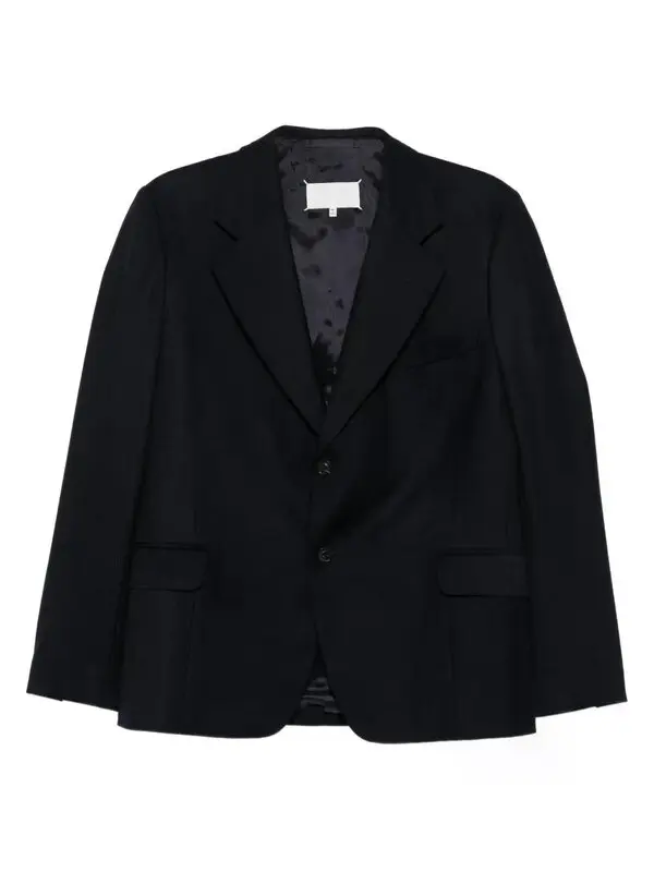 MAISON MARGIELA Single-breasted Blazer - Blue