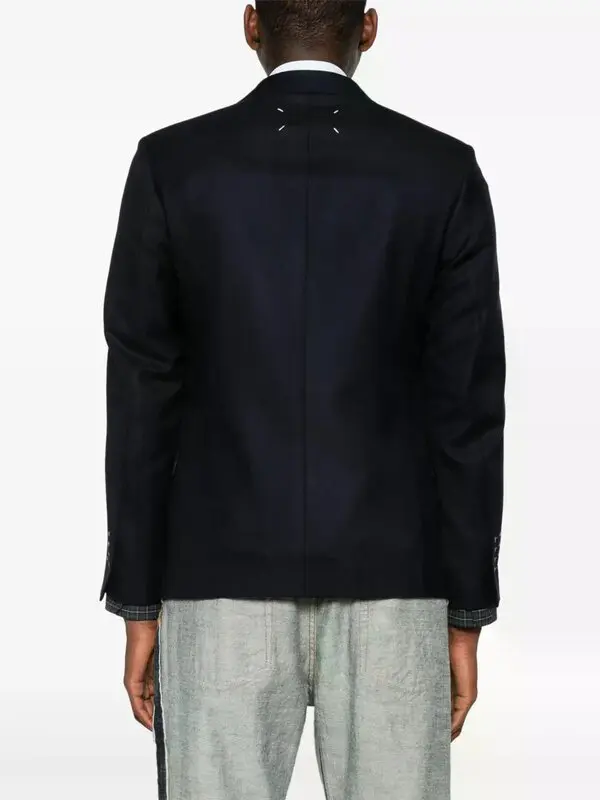 MAISON MARGIELA Single-breasted Blazer - Blue