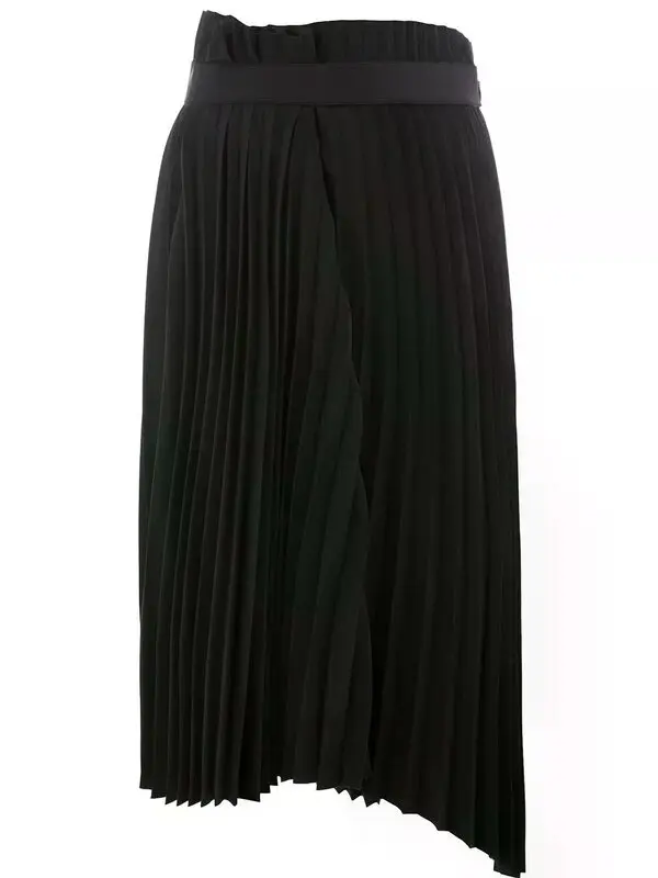 Balenciaga Asymmetrical Pleated Skirt