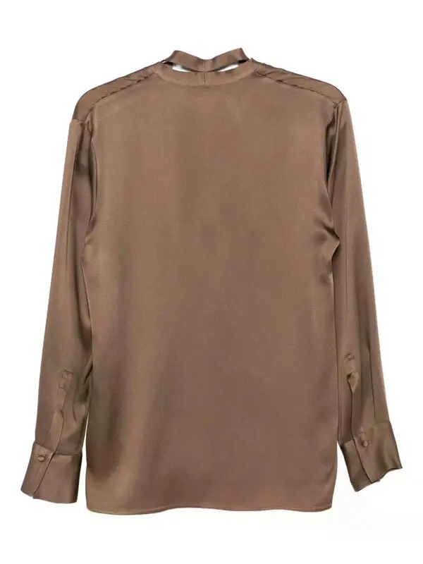 Antonelli Firenze Strap-detail Blouse - Brown