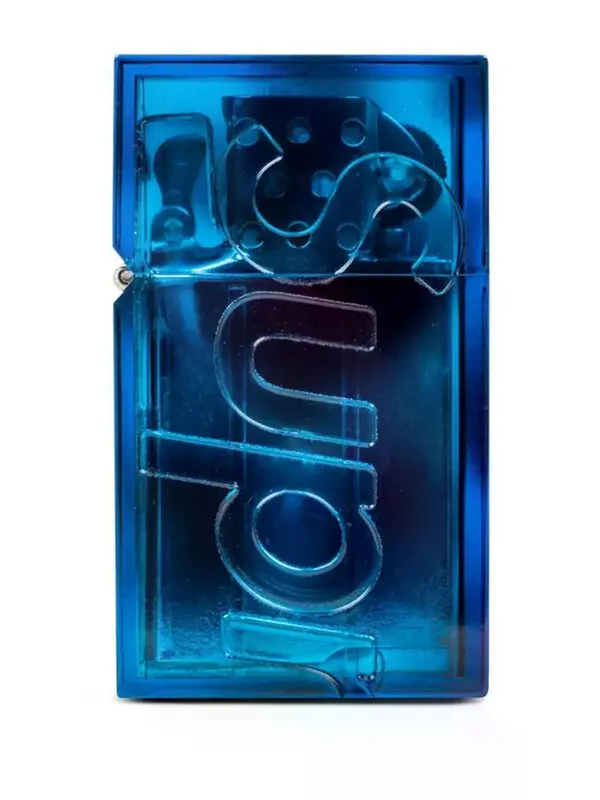 Supreme X Tsubota Pearl Hard Edge Lighter - Blue