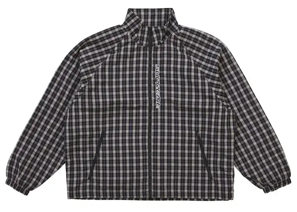 Supreme Plaid Track Jacket