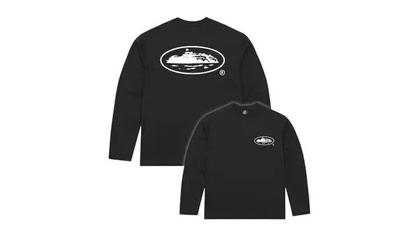 CORTEIZ Og Island Long Sleeve Tee Shirt - Black