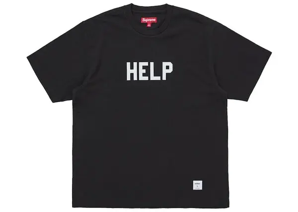 Supreme Help Short Sleeve Top - Black