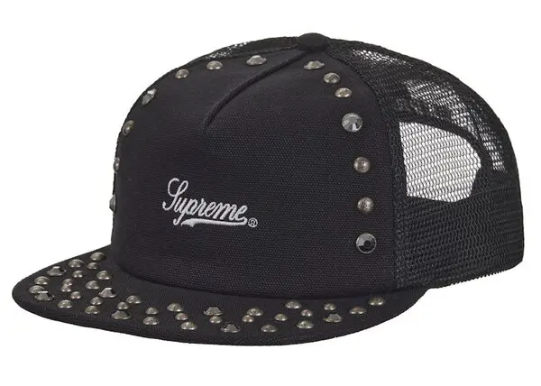 Supreme B.b. Simon Studded Mesh Back 5panel - Black