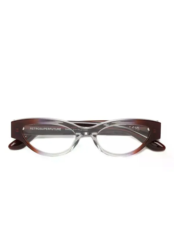 RETROSUPERFUTURE Numero 147 Cat-eye Glasses - Brown