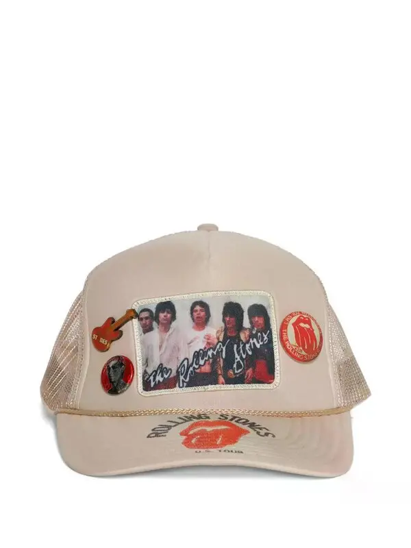 MadeWorn The Rolling Stones Appliqué Cap - Neutrals