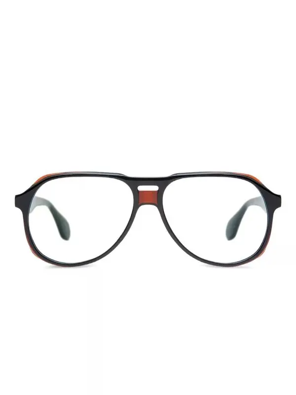 GIGI STUDIOS Pilot-frame Glasses - Black