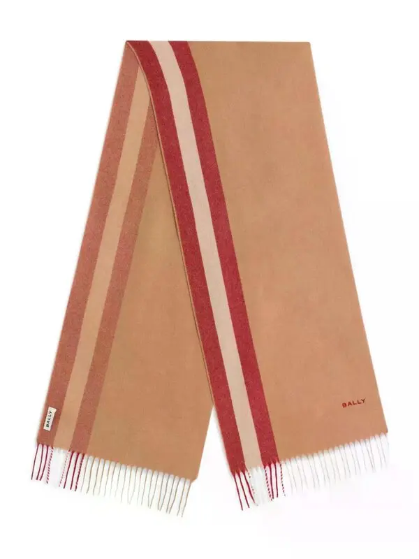Bally Ribbon Scarf - Neutrals