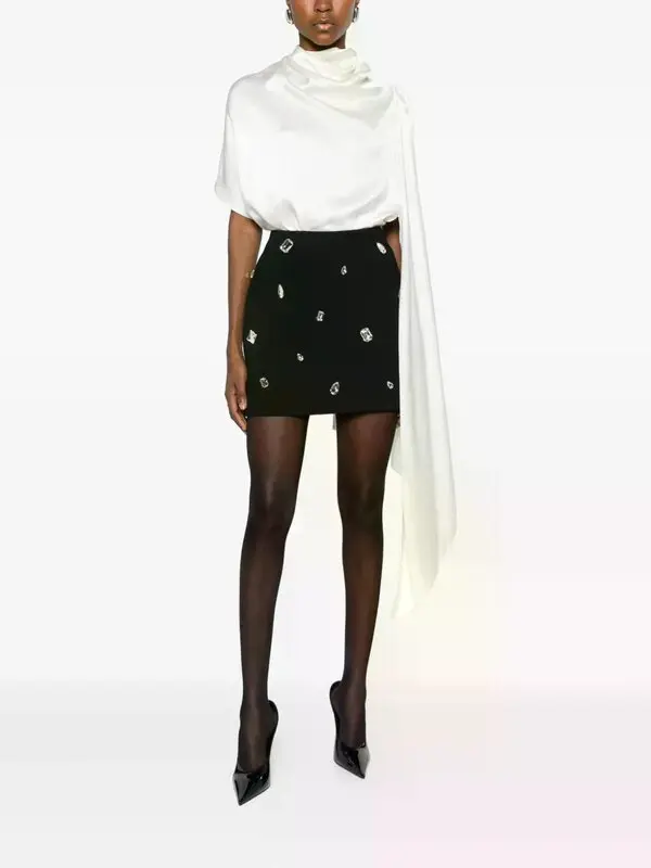 David Koma Embellished Mini Skirt