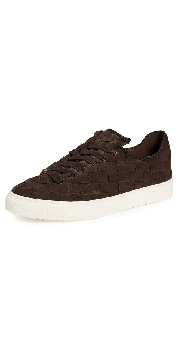 Sam Edelman Poppy Woven Sneakers - Cafe Noir