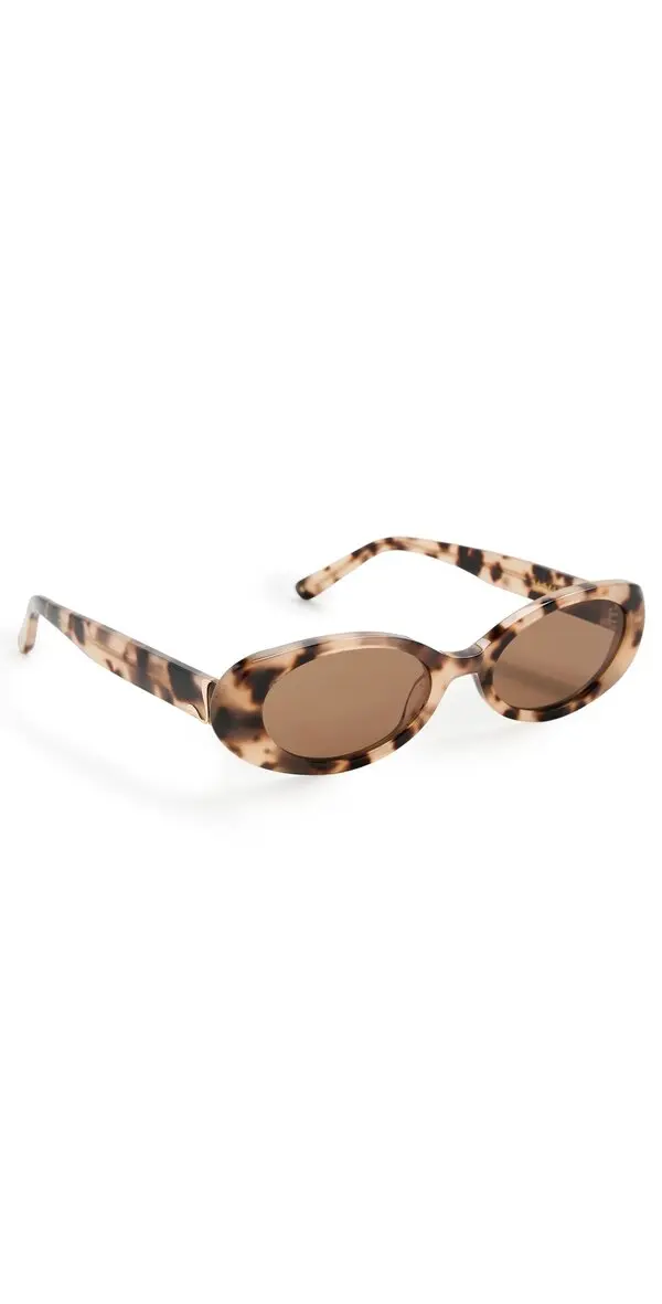 LUV LOU The Morgan Sunglasses - Cream Tort