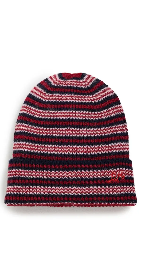 DAMSON MADDER Striped Wool Beanie - Multi