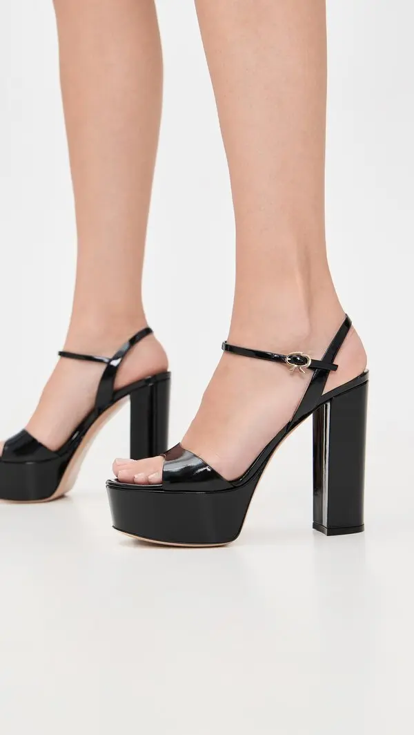 GIANVITO ROSSI Marlena Nuit Platform High Heel Sandals