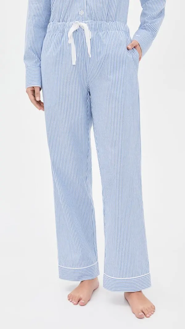 PETITE PLUME French Seersucker Pajama Set