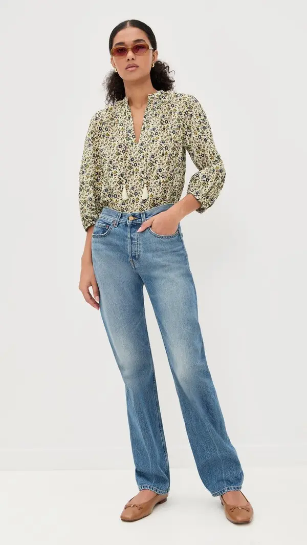 CLEOBELLA Floral Print Blouse