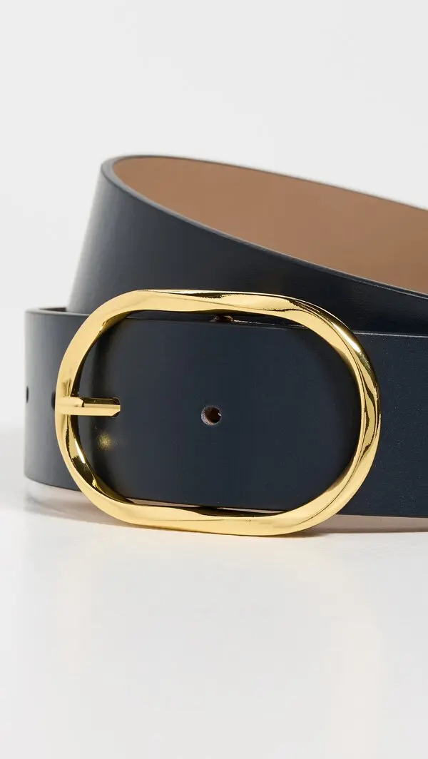 B-low The Belt Kyra Leather Belt - Midnight/gold