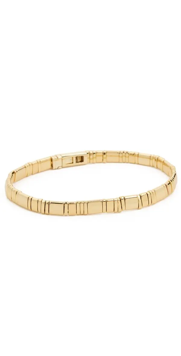 Shashi Tilu Striated Bracelet - Gold
