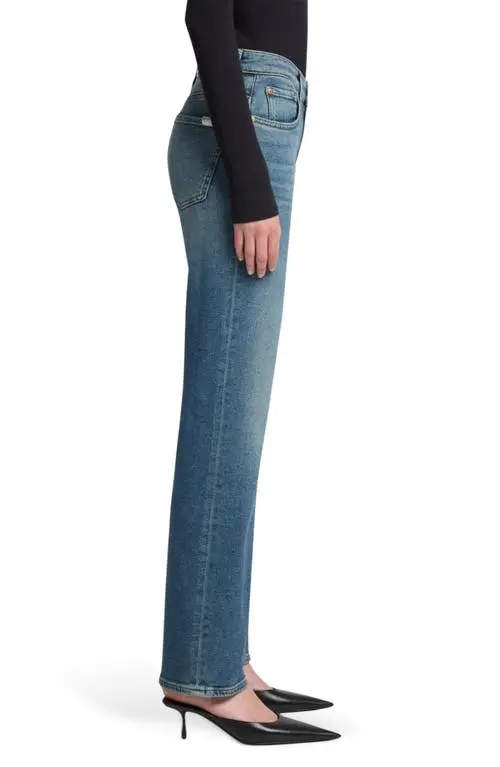 7 For All Mankind Calie Ankle Straight Leg Jeans