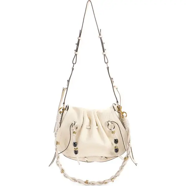 Isabel Marant Bolton Bubble Hobo Bag - Chalk