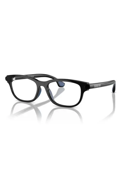 Burberry 49mm Rectangular Eyeglasses - Black/demo Lens