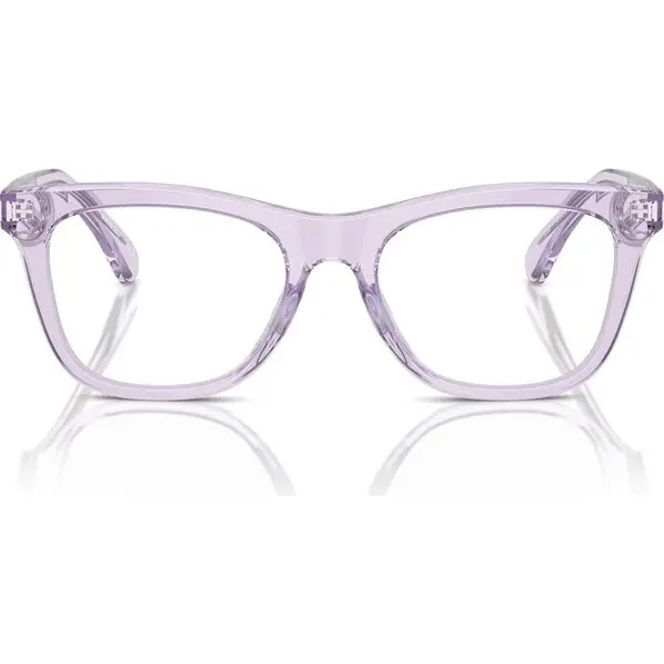 Burberry 47mm Square Optical Glasses - Lilac/demo Lens