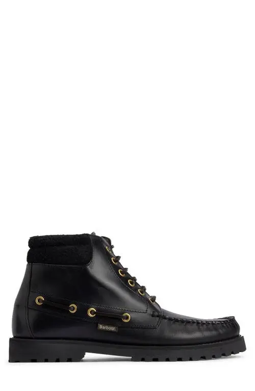 Barbour Tiller Moc Toe Boots - Black