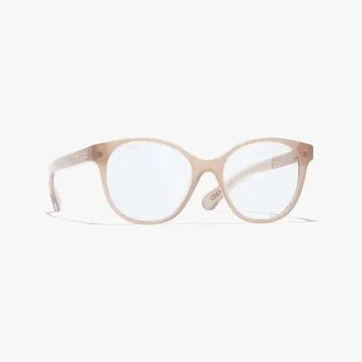 Chanel Pantos Blue Light Glasses - Pinky Beige