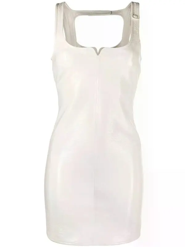 COURREGES Faux-leather Mini Dress