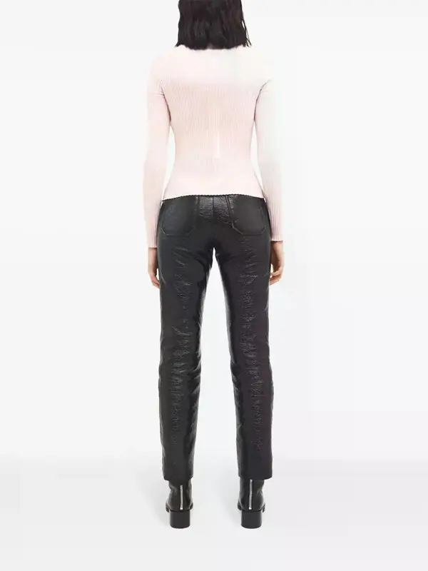 COURREGES Logo-embroidered Roll-neck Jumper