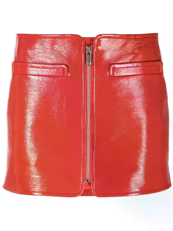COURREGES Patent Mini Skirt