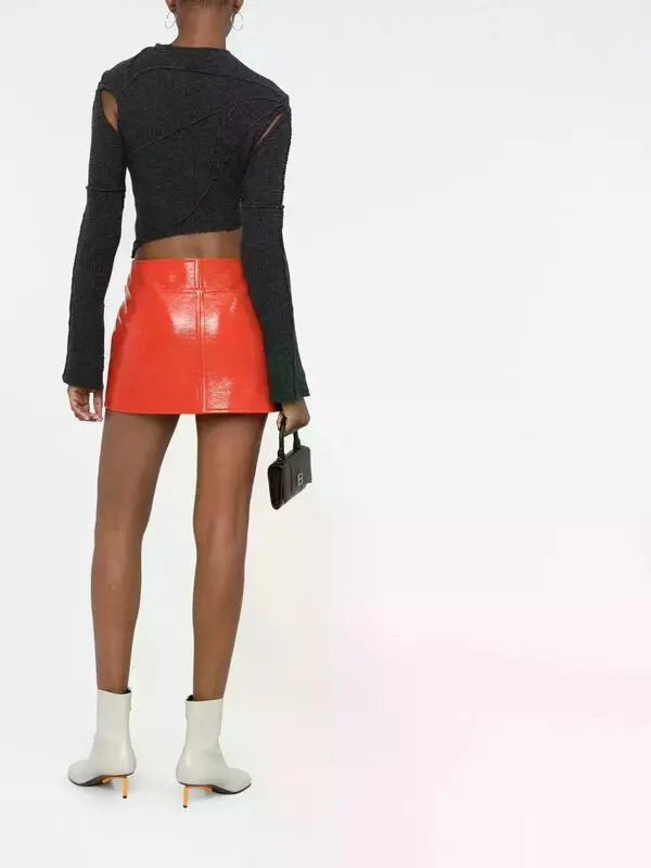 COURREGES Patent Mini Skirt