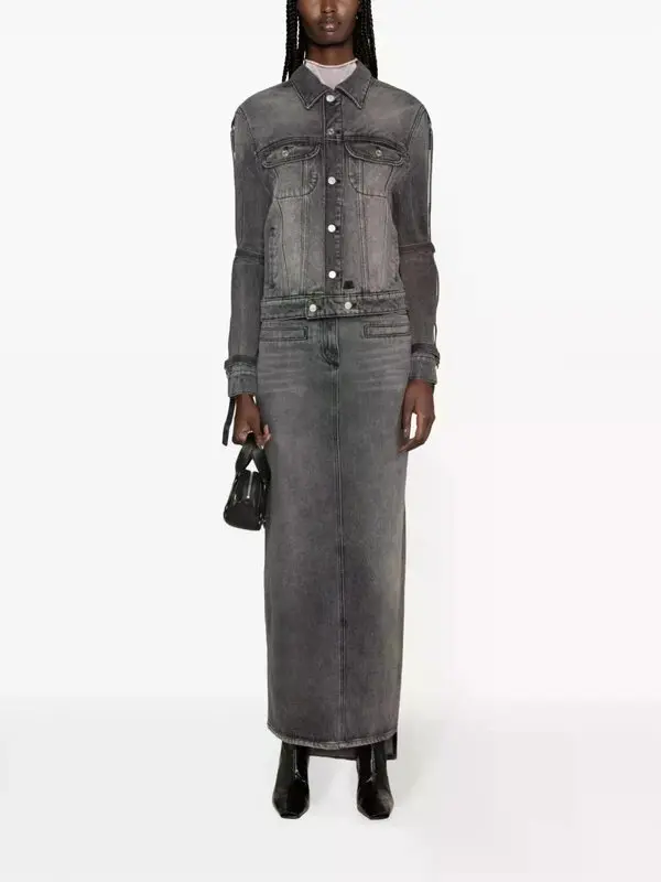 COURREGES Strap-embellished Denim Jacket