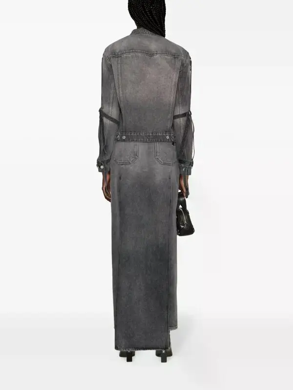 COURREGES Strap-embellished Denim Jacket