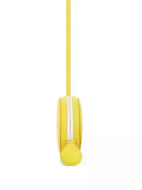 COURREGES Leather Camera Bag - Yellow